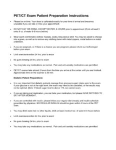 PET-CT Patient Prep Instructions - PET/CT Imaging of Berkeley